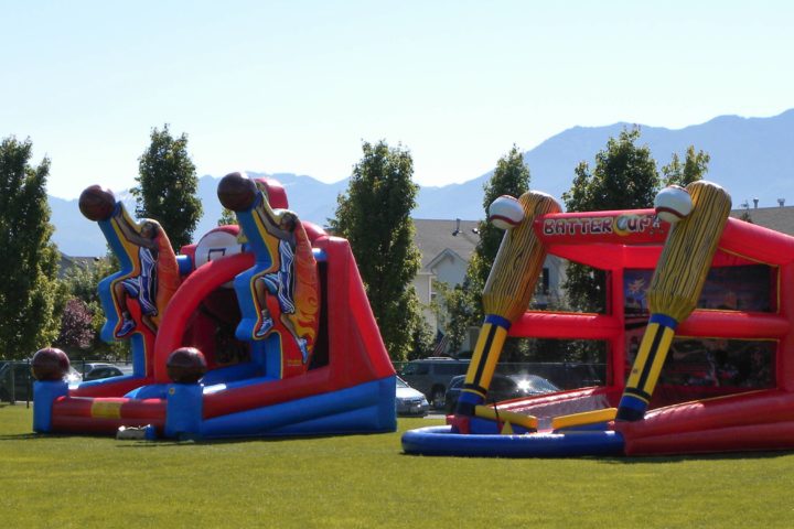 Shooting Stars Inflatable Basketball Hoop Game Rental — National Event Pros
