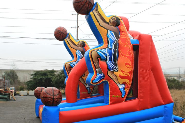 Shooting Stars Inflatable Basketball Hoop Game Rental — National Event Pros