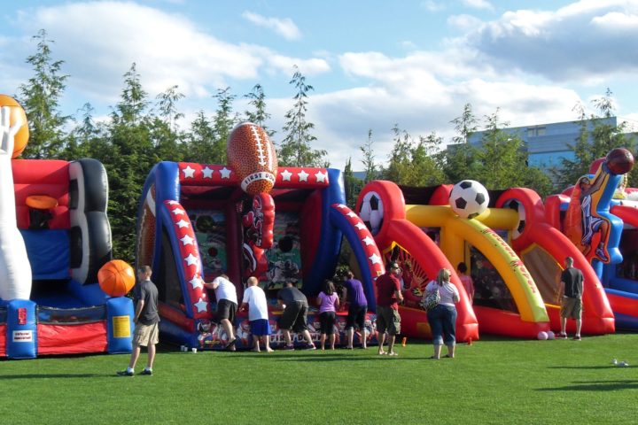 Soccer Ball Goal Kick Inflatable Game Rental — National Event Pros