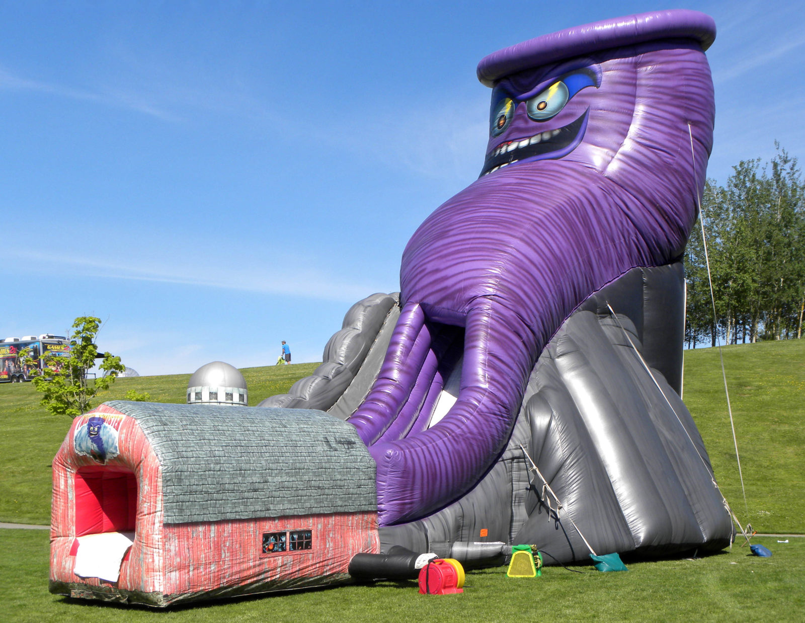 Tornado Themed Inflatable Slide Rental · National Event Pros