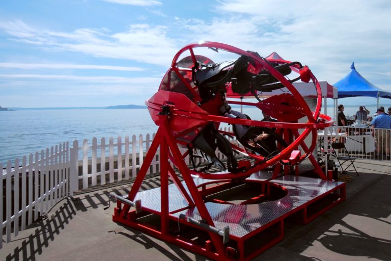 4-Seat Human Gyroscope Carnival Ride Rental · National Event Pros