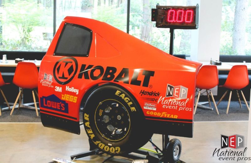 Race Car Pit Stop Tire Change Game Rental · National Event Pros