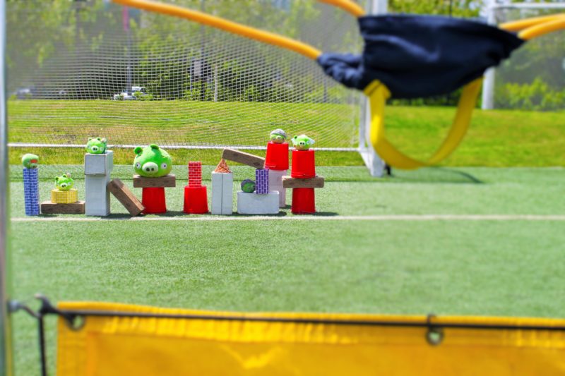 Angry Bird Launcher Lawn Game Rental · National Event Pros