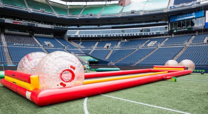 Human Hamster Ball Zorbing Track Rental · National Event Pros