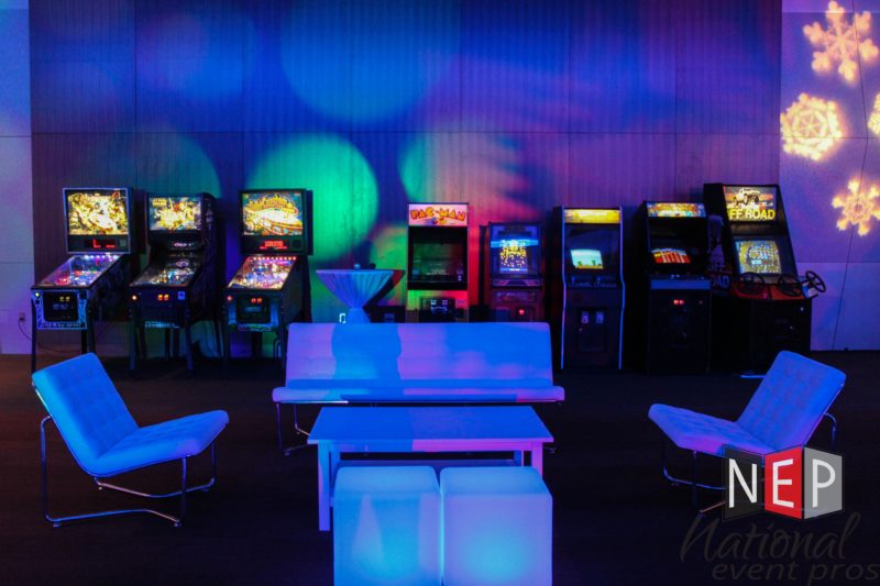 Classic Arcade Game Rental · National Event Pros