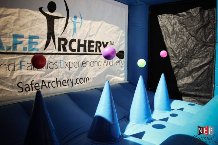 Archery Hover Target Practice Rental · National Event Pros
