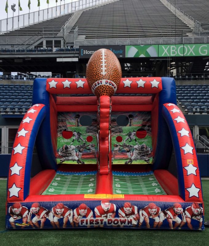 Football Throw Inflatable Game Rental · National Event Pros