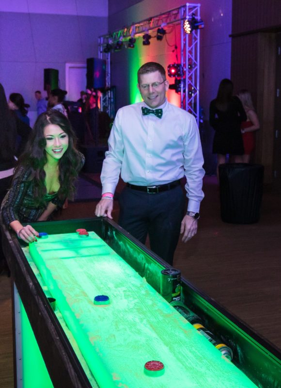 LED Glowing Shuffleboard Rental · National Event Pros
