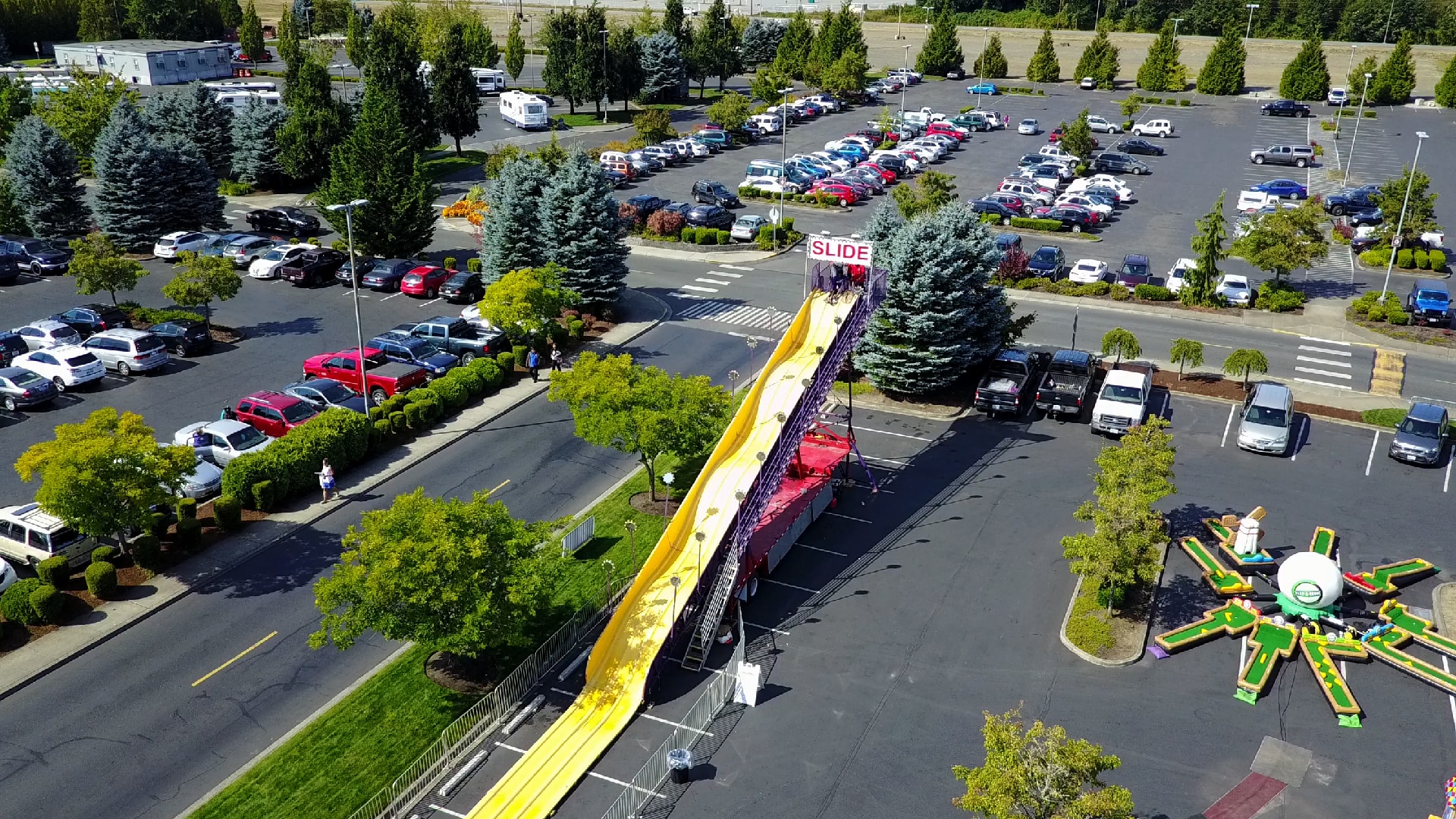 Burlap Sack Slide Rental — National Event Pros
