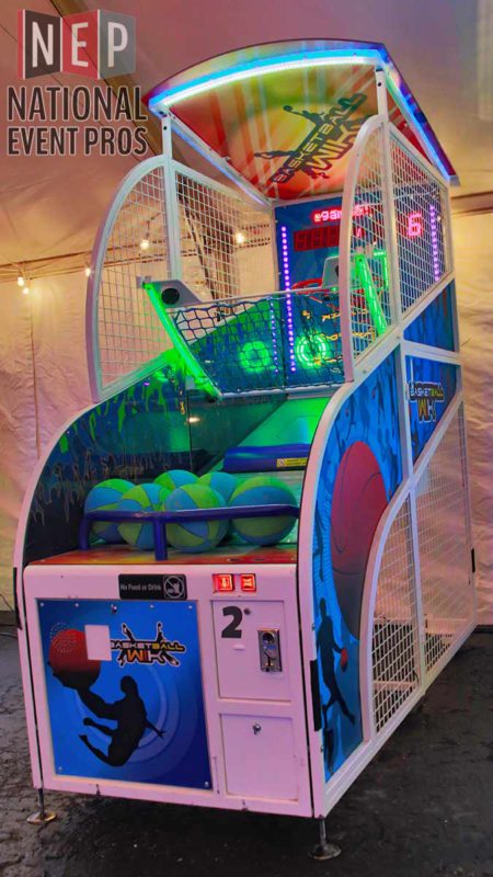 LED Glowing Basketball Hoop Game · Arcade Game Rental