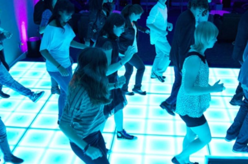 Infinity Mirror Illusion Glowing Dance Floor · Event Rental