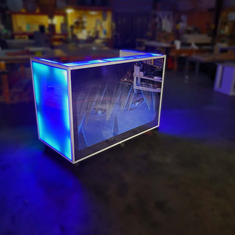 LED DJ Booth with 65" Display