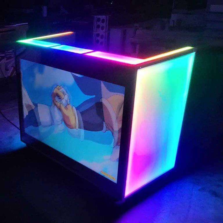 LED DJ Booth with 65" Display