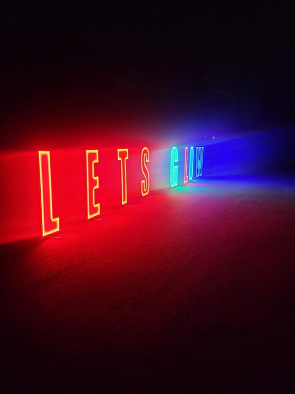 National Event Pros | Large LED Glow Letters